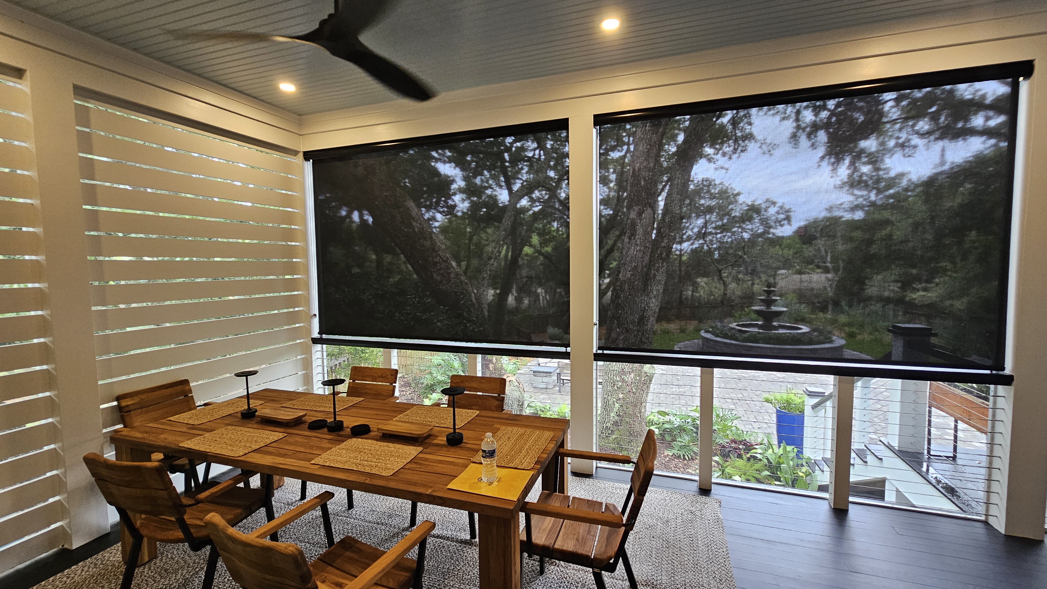 Custom Outdoor Shades | Bumble Bee Blinds