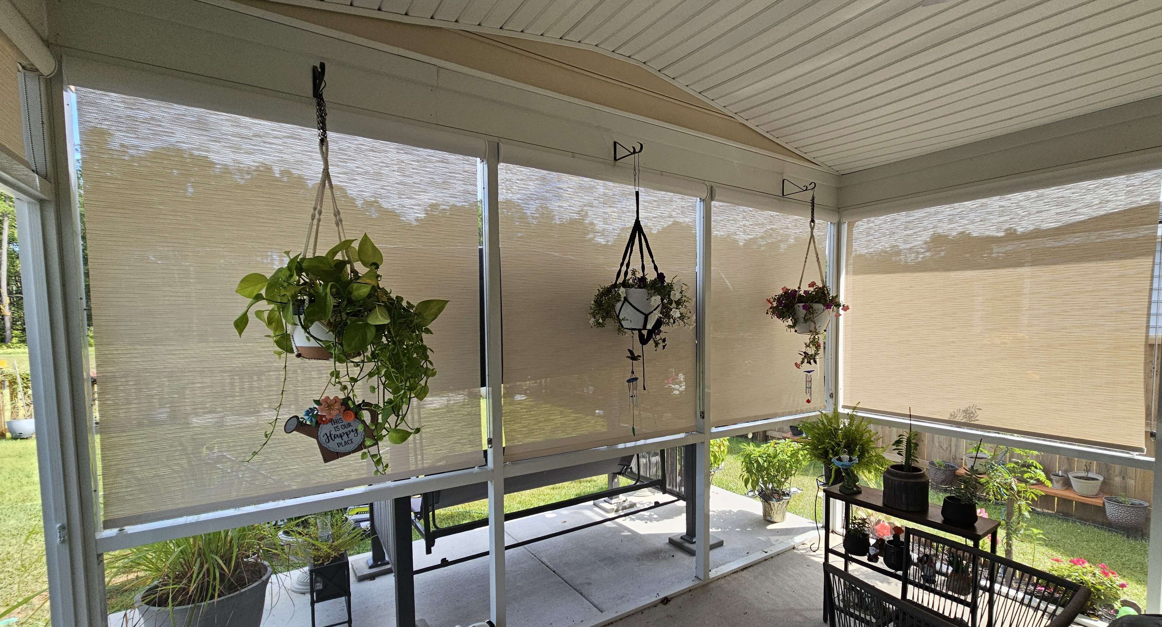 Custom Outdoor Shades | Bumble Bee Blinds