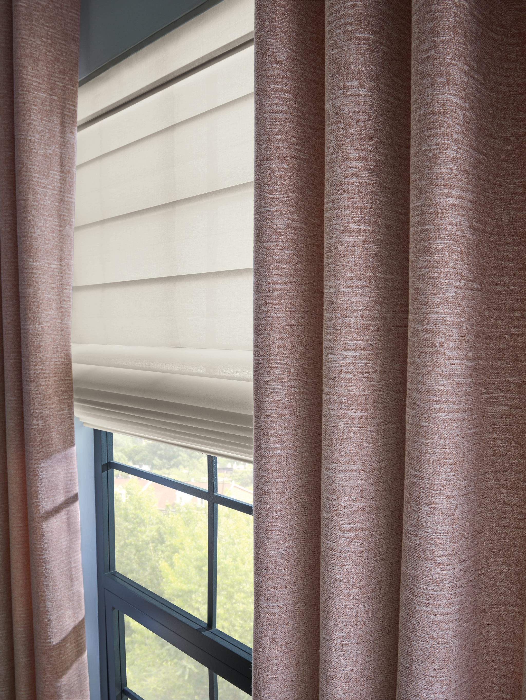 Elegant Roman Shades | Custom Roman Shades for Windows | Bumble Bee Blinds